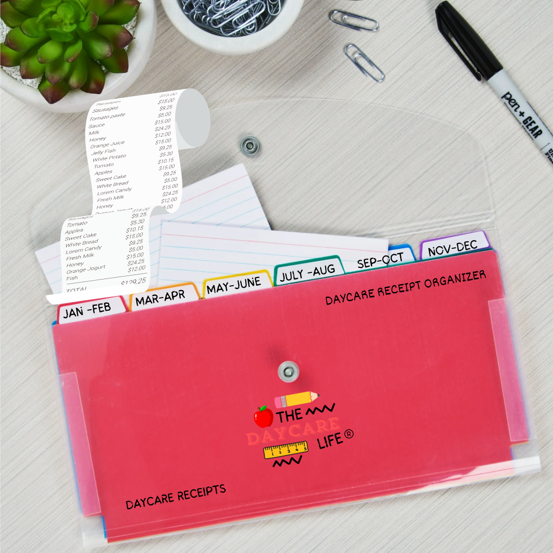 Daycare Receipt Organizer – The Daycare Life